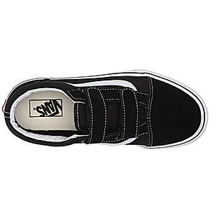 Vans Junior's Old Skool V, Black/True White, Size 7 Big Kid