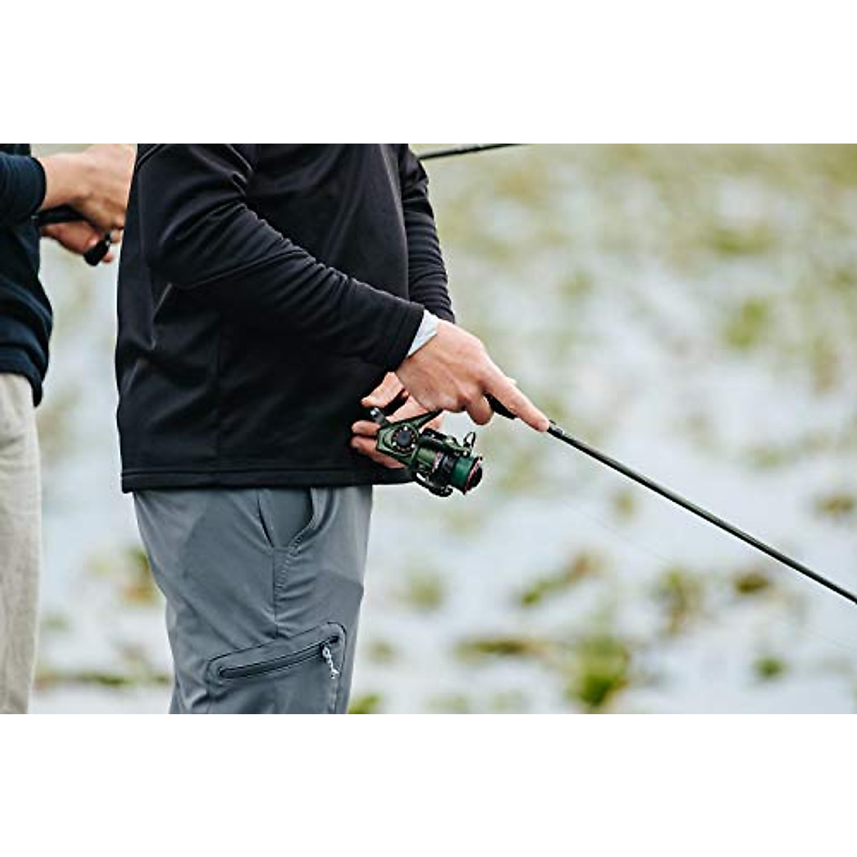 Abu Garcia Zata Spinning Reel and Fishing Rod Combo Green, 30 Size Reel - 7' - M - 1pc