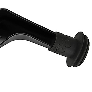 LITHESOMER RV/Camper Cover Protector, Rain Gutter Spout Cover System, Keeps The Gutter Spout Ends from Ripping RV/Camper Cover-Black