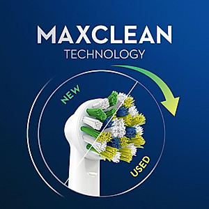 Oral-B CrossAction Electric Toothbrush Replacement Brush Heads Refill, 2ct (Packaging may vary)