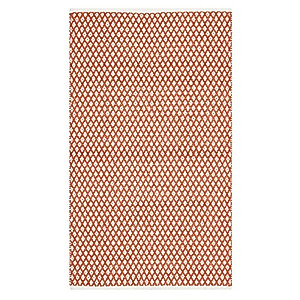 SAFAVIEH Boston Collection 6' x 9' Orange BOS685C Handmade Flatweave Cotton Area Rug