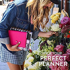 me & my BIG ideas The Happy Planner - Foodie (Recipe Organizer) Theme - 8 Month Undated - Recipe Layout - Holds 160 Recipes, 10 Grocery Lists, 8 Dividers and Quick Cooking Guide - Classic Size