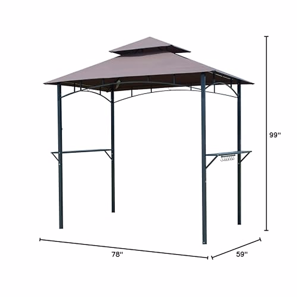 Outdoor Carport 10x20ft Heavy Duty Canopy Storage Shed,Portable Garage Party Tent,Portable Garage with Removable Sidewalls (C5)