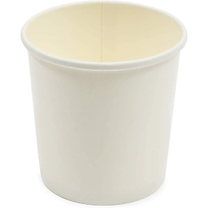 Juvale 36 Pack 16 oz Disposable Soup Containers with Lids, Take Out Cups for Hot or Cold Food to Go, Ice Cream Storage, White