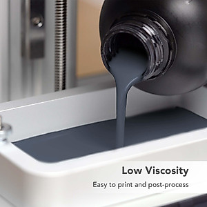 phrozen Aqua-Gray 8K 3D Printing Resin, Designed to Showcase Highly Detailed 3D Models & Works Best with 8K 3D LCD Printers (1KG)