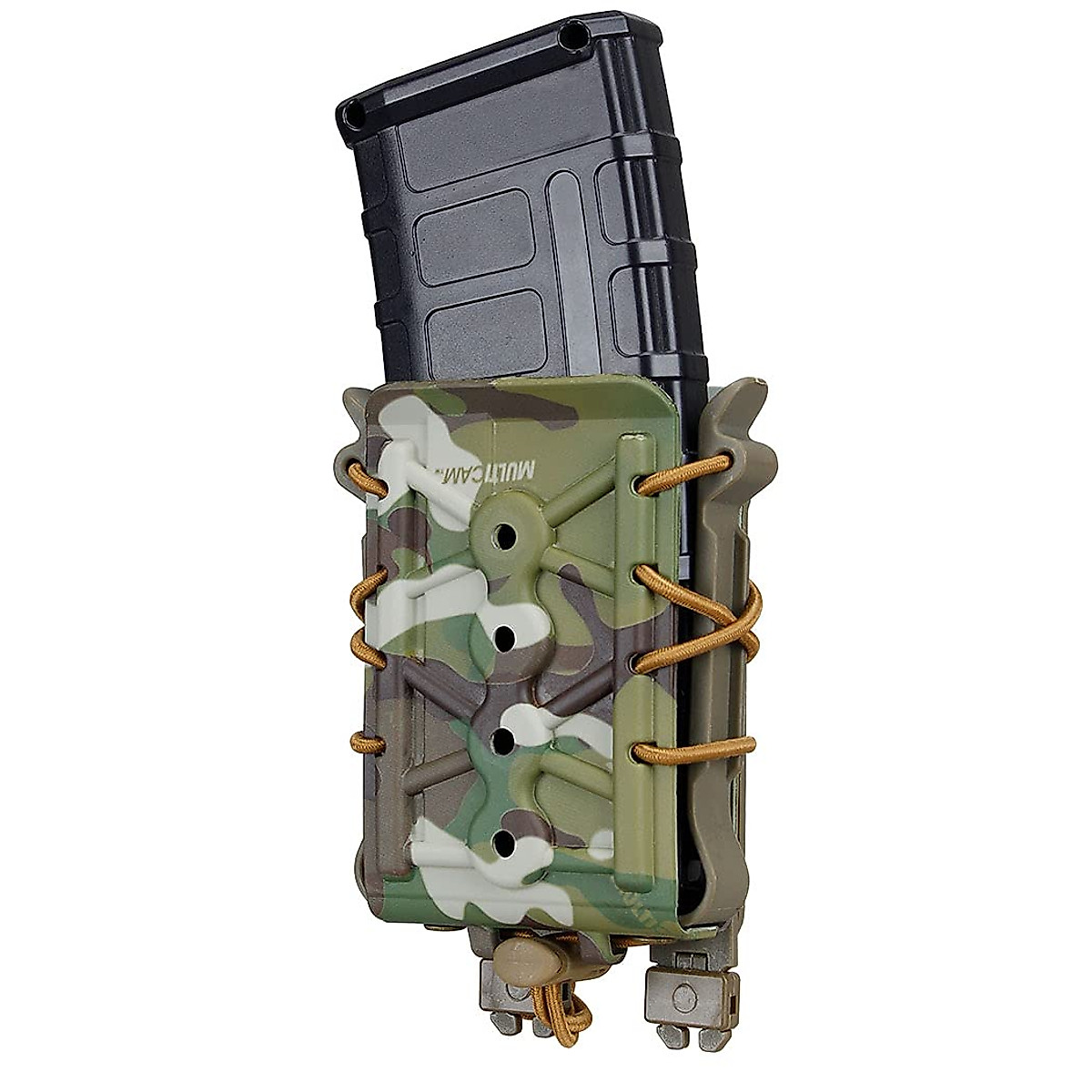 IDOGEAR Mag Pouch 5.56mm 7.62mm Rifle Magazine Pouches Molle Tactical Airsoft Poly Mag Carrier Hunting Equipment Holder (camo)