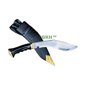 EGKH - Service No.1 Gripper Handle Kukri - Authentic Army Issue Khukuri Knife - Hand Forged Blade in Nepal by Ex - Military Khukuri House