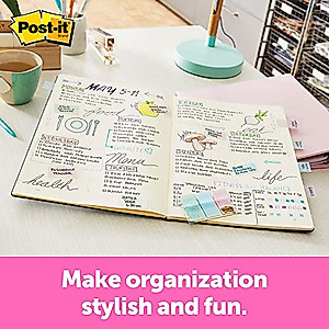 Post-it Pattern Flags, 60/On-The-Go Dispenser.47 in, Gradient Pattern Collection (682-GRDNT)