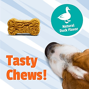 Pet Naturals Allergy Plus Calming Supplement for Dogs, Soft Chew, Duck Flavor, 60 Ct.