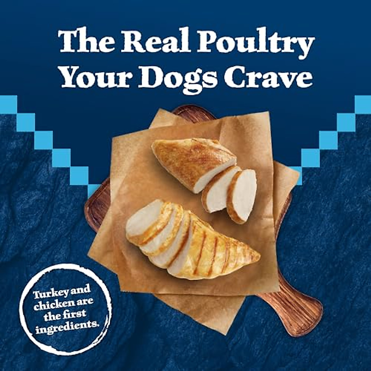 Blue Buffalo Wilderness Natural High Protein Wet Food for Adult Dogs, Turkey & Chicken Grill with Wholesome Grains, 12.5-oz Cans, 12 Count