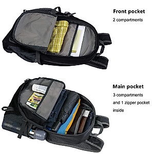 vimapo Packable Lightweight Backpack 40L, Ripstop Nylon Foldable Traveling Daypack, Collapsible Hiking Backpack For Outdoor(Purple)