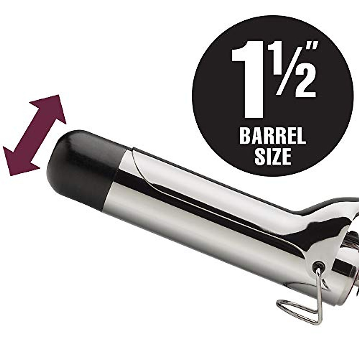 Hot Tools Professional Fast Heat Up Titanium Curling Iron/Wand, 1 1/2 Inches