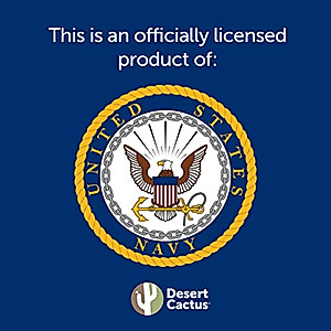 Desert Cactus United States Navy Cufflinks Formal Wear US Navy (Cufflinks - Seabees)