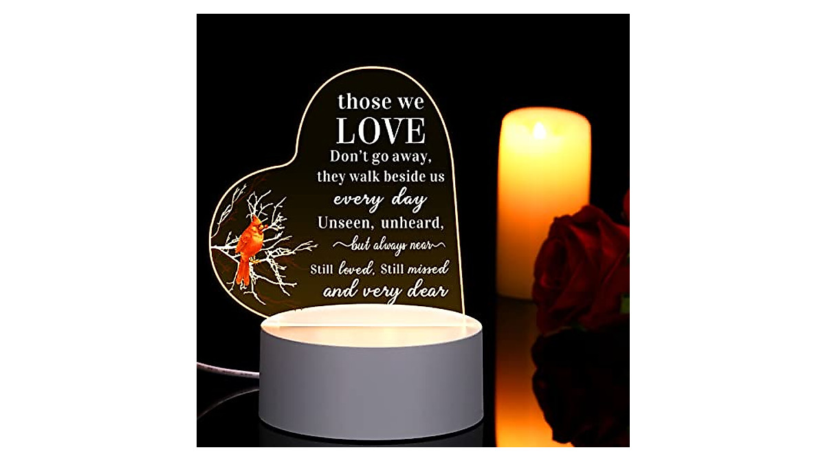 Memorial Night Light Gifts for Sympathy & Remembrance