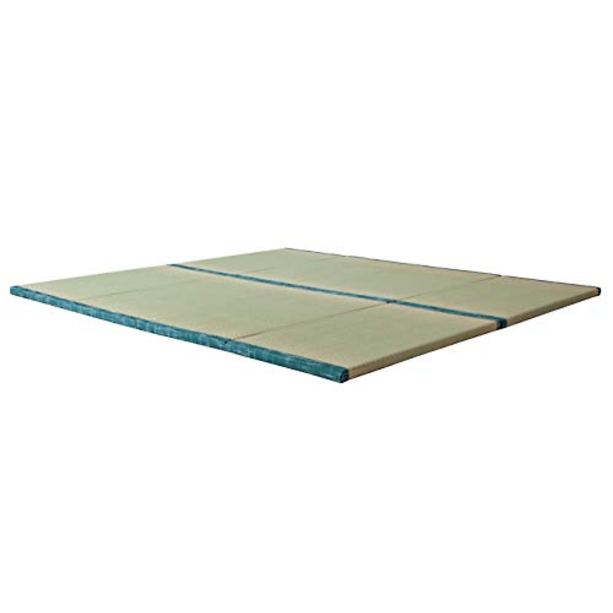 MustMat Japanese Floor Mattress Foldable Tatami Mats Folding Tatami Futon Mattress Rush Grass Floor Bed 35.4"x78.7"x1.2"(2 Piece Set)