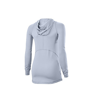 EvoShield Women's Lightweight Training Hoodie, Pearl, Large