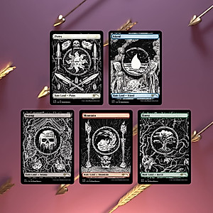 Magic TCG The Gathering Secret Lair: MTG Smitten Superdrop 2021 Unfathomable Crushing Brutality of Basic Lands