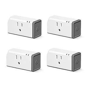 SONOFF S31 Lite 15A Zigbee Smart Plug ETL Certified, Works with SmartThings, and Amazon Echo Plus, Hub Needed for Amazon Alexa 4-Pack