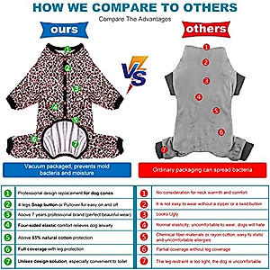 LovinPet Lovin Pet Pajamas - Double Brushed Stretch Knit, Neon Pink Cheetah Print, UV Protection, Pet Anxiety Relief Shirt, Lightweight Pullover Pet Pajamas, Full Coverage Dog Pjs,Leopard Pink 3XL