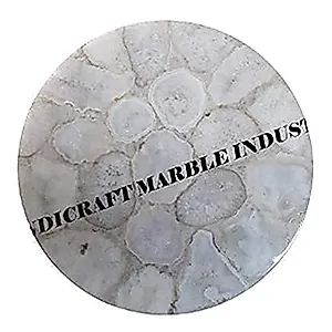 15" Agate Table Tops ALL COLOURS, Natural Agate Table, Agate Side Table, Agate Coasters, Agate Patio Table, Modern Home Decor Furniture Agate Gift (BROWN, AGATE)