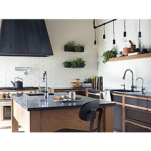 Moen S52003 Paterson One-Handle Pulldown Bar Faucet with Power Clean, Includes Interchangeable Handle, Chrome