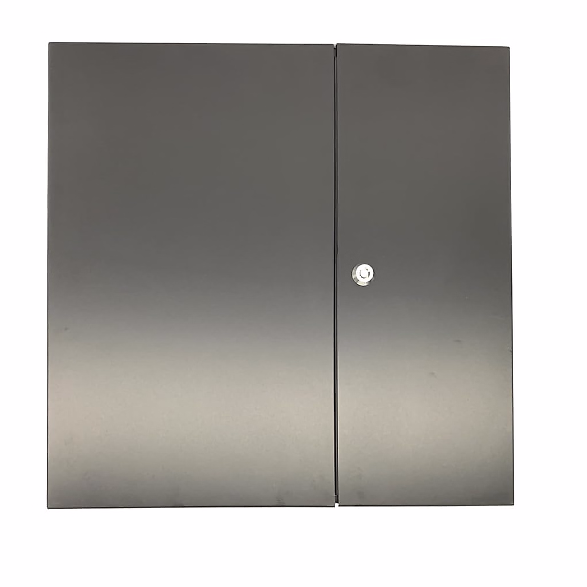 Metamas Lab - Unloaded 24 Port SC Simplex Fiber Optic Wall Mount Enclosure Box Made of Aluminum Alloy - Holds 4pcs LGX 6 Port Panels - Included Splice Trays/Fusion Protector Sleeve/Cable Tie/Bunny