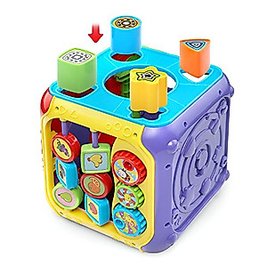 VTech Sort and Discover Activity Cube (Frustration Free Packaging), Red