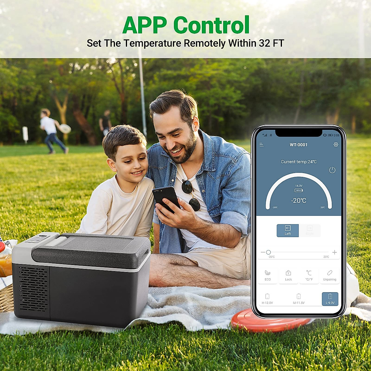 F40C4TMP Bundle - 2 items 10 Quart Portable Refrigerator and Insulated Protective Cover