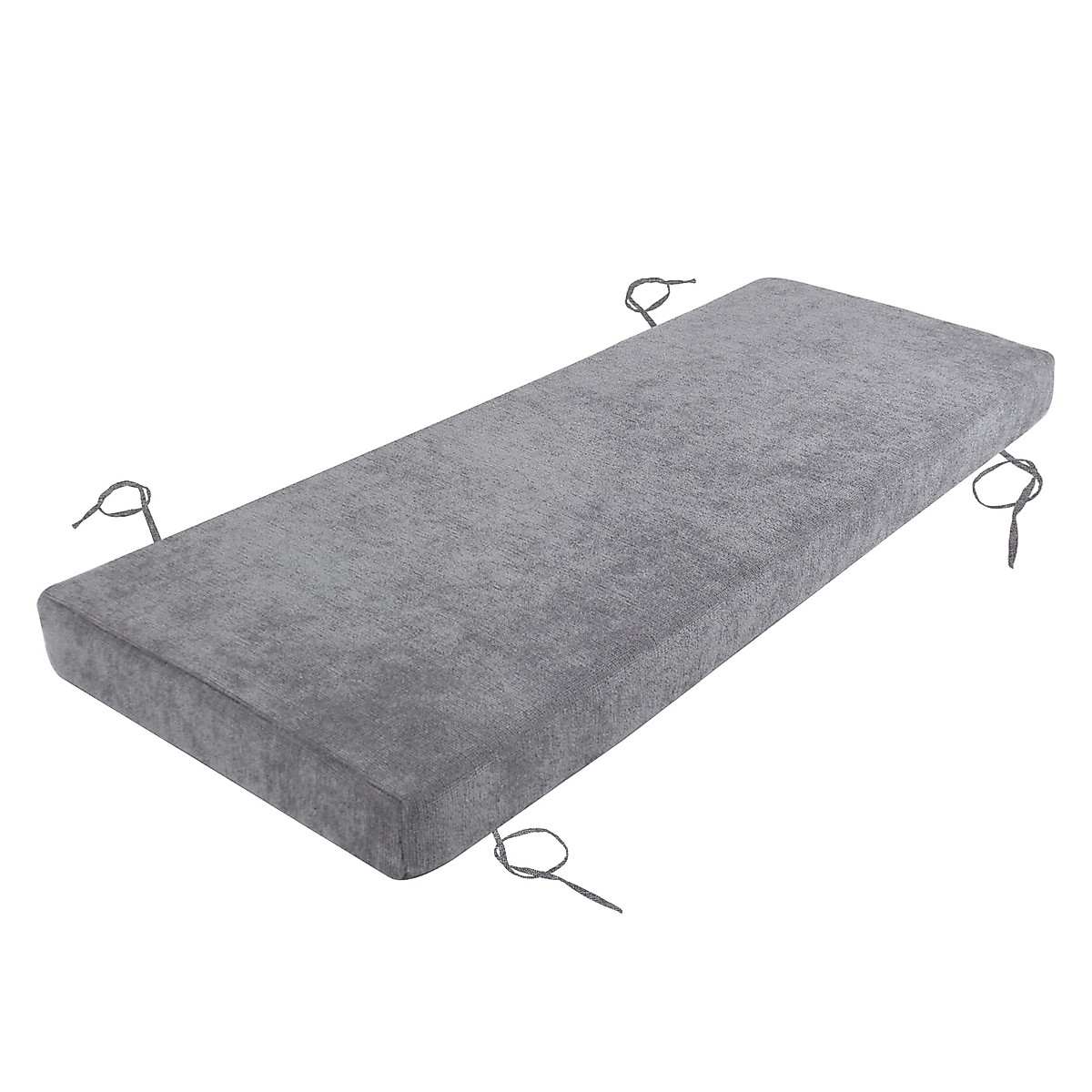 Focuprodu Bench Cushion 36 inch, Patio Furniture Cushions, Personalized custom non-slip durable window cushions chair cushions. (36x14x2.5, Light Gray)