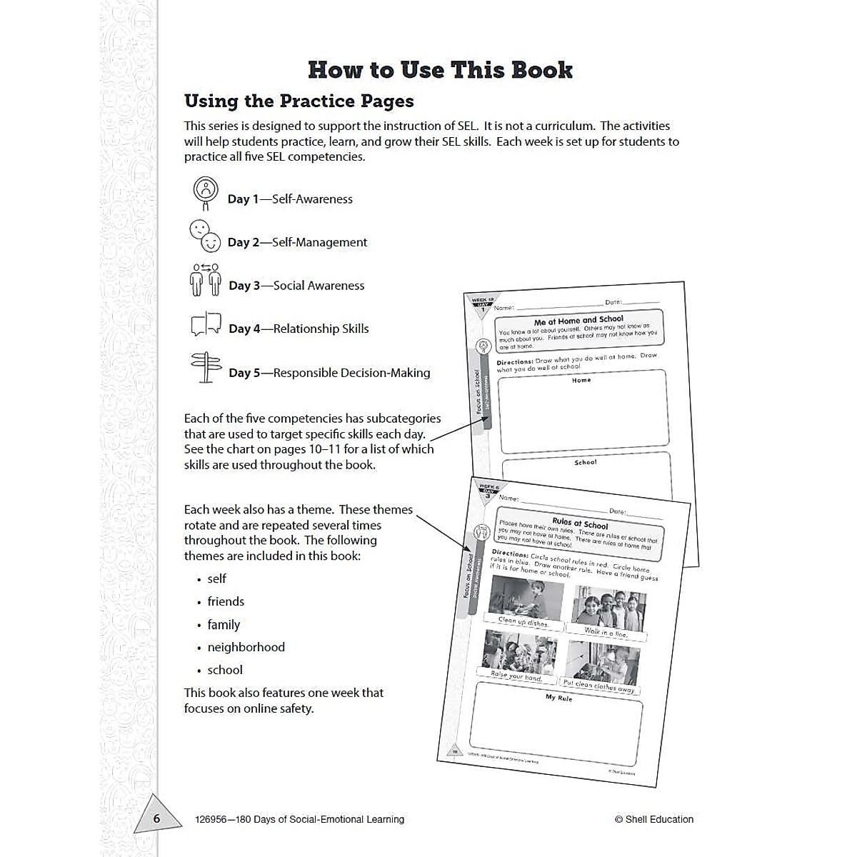 180 Days: Social-Emotional Learning for Kindergarten Practice Workbook for Classroom and Home, Cool and Fun Practice Created by Teachers (180 Days of Practice)