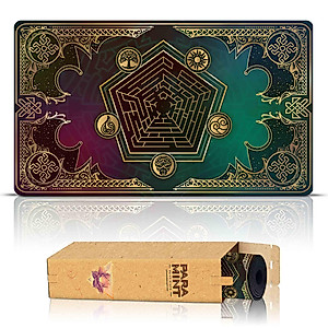 Paramint Mana Blast (Stitched) - MTG Playmat - Compatible with Magic The Gathering Playmat - Play MTG, YuGiOh, TCG - Original Play Mat Art Designs & Accessories