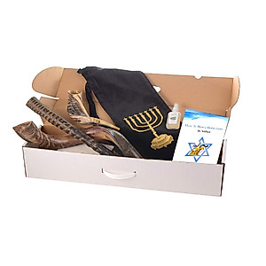 Shofar from Israel Set of 3 Horn : Kudu, Oryx, Ram + Bag + spray + Guide + Carrying case