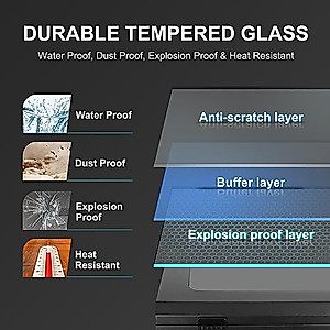 Charger Station Box Compatible With tesla Gen 3 Wall Connector, Large Waterproof Dustproof Charger Lock Box, Indoor Outdoor Charging Cable Organizer Connector Case, Combination Lock And Tempered Glass