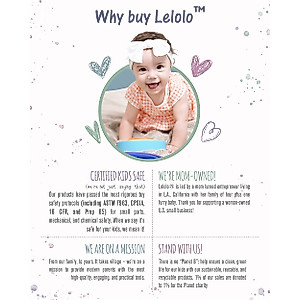 ANPEI Lelolo Silicone Baby to Toddler Rainbow Stacking Toy Silicone | from 0+ Months | Small