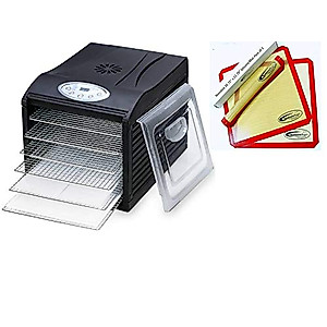 Samson"Silent" Dehydrator with 6 STAINLESS STEEL Trays PLUS 6 Silicone Sheets