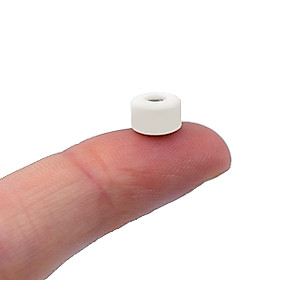 Teak Tuning Apex 61D Urethane Fingerboard Wheels - New Street Shape, 7.7mm Diameter - Ultra Spin Bearings - Made in The USA - Cream Colorway