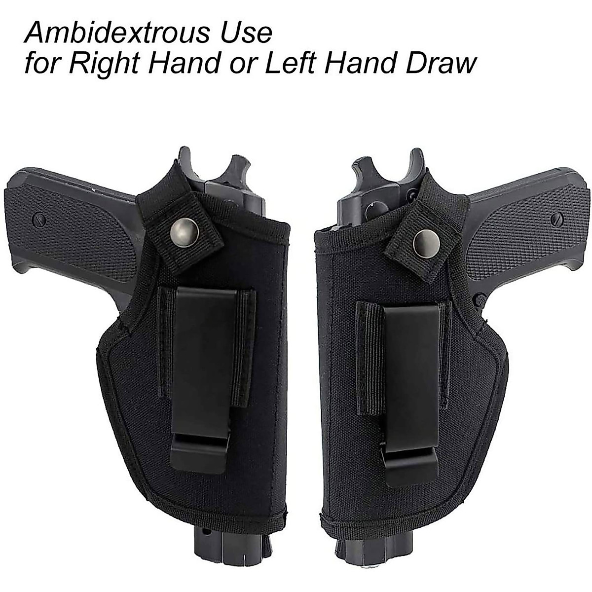 Concealed Carry Holster Metal Clip IWB OWB Holster Waistband Airsoft Pistol Handguns Holster for Right Left Hand Draw
