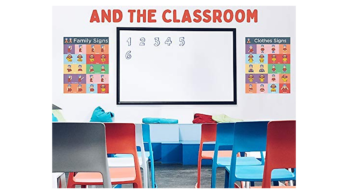 Engaging ASL Posters for Classroom - 3 Pack