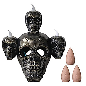 ABOOFAN 1 Set Haloween Smoke Horror Skeleton LED Candlelight Aromatherapy Decor Light Halloween Decor