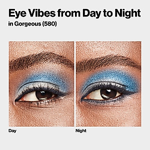 REVLON ColorStay Day to Night Eyeshadow Quad, Longwear Shadow Palette with Transitional Shades and Buttery Soft Feel, Crease & Smudge Proof, 580 Gorgeous, 0.16 oz