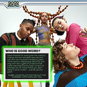 GOOD WEIRD Back From Vacay Bronzer - Vegan Liquid Face Bronzer Gel Cream for Men and Women | Natural Glow Lightweight Highlighter Makeup | Subtle Shimmer | 0.56 fl. oz. | MALIBU (Light Bronze)