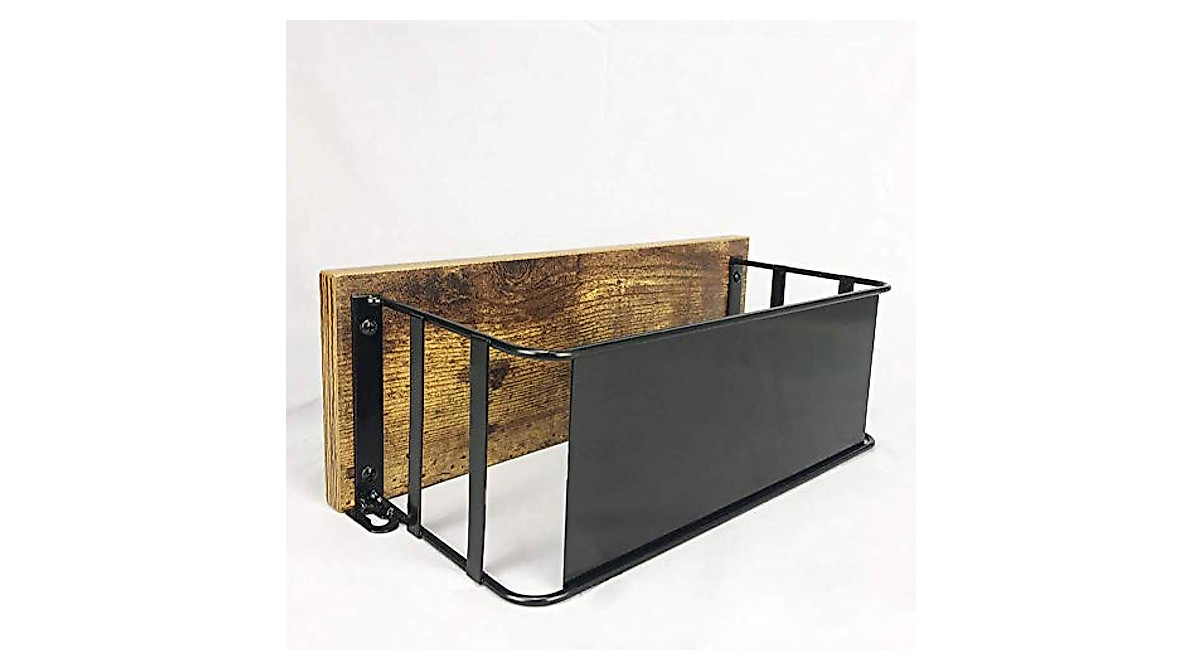 Lavezee 2-Tier Wall Shelves Set of 2 – Modern Wall Mounted Storage