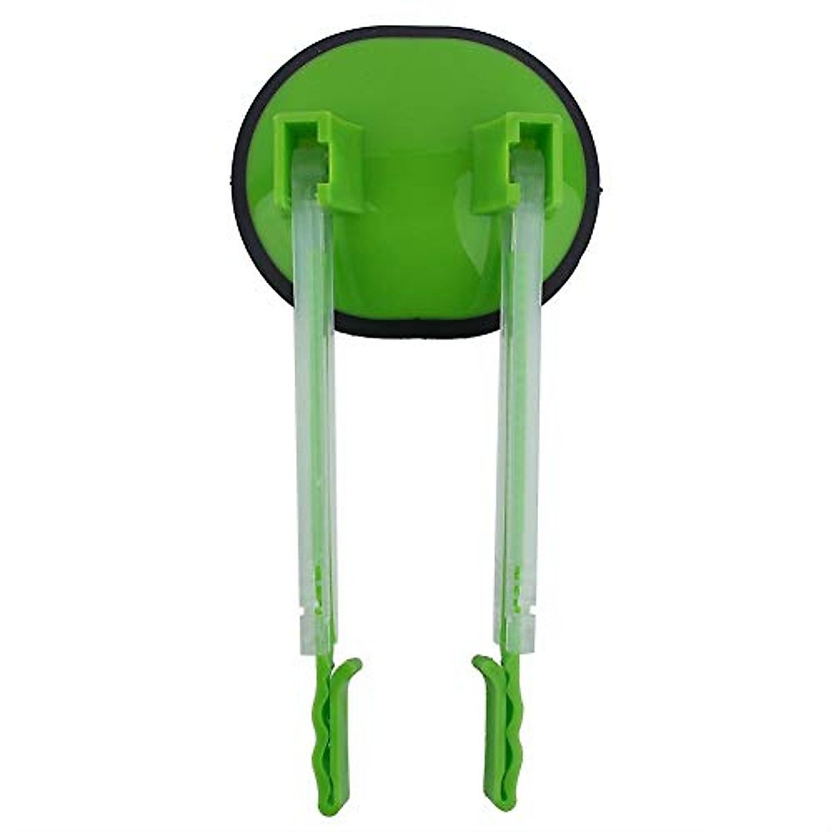 Furnoor Adjustable Hands Free Baggy Rack Clip Kitchen Food Storage Bag Opener Holder Anti-slip Practical Durable(Green)