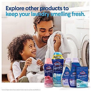 Clorox Fraganzia Laundry Scent Booster Crystals in Spring Scent - Easy to Use In-Wash Freshener Beads in Value Size 4.5x Larger for Long Lasting Fragrance, 70 Ounce - 6 Pack