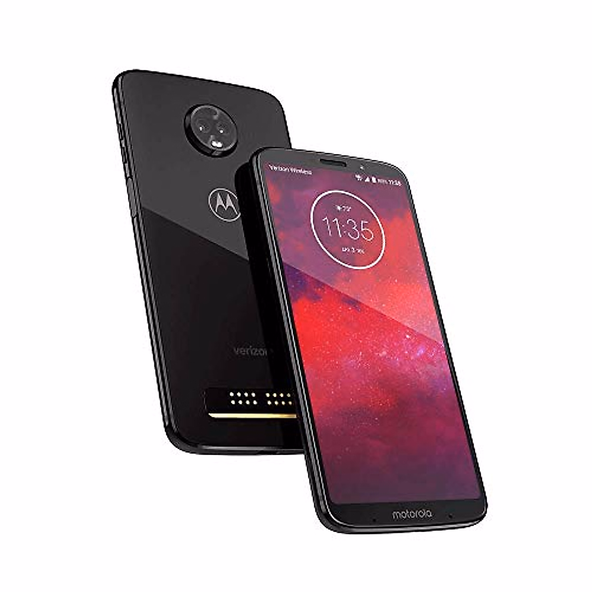 Motorola Moto Z3 MOTXT192917 GSM/CDMA LTE Unlocked Droid Edition 5G Capable - Ceramic Black