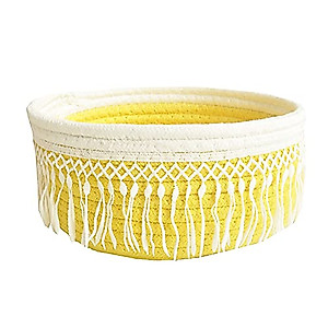 Cotton Line Makeup Storage Basket No Sharp Corners Large Capacity Small Debris Box