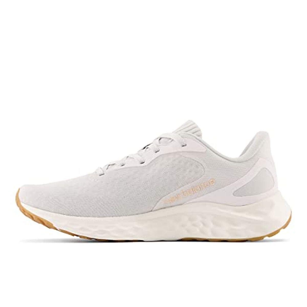 New Balance Women's Fresh Foam Arishi V4 Running Shoe, Summer Fog/Nimbus Cloud/Light Gold Metallic, 8.5