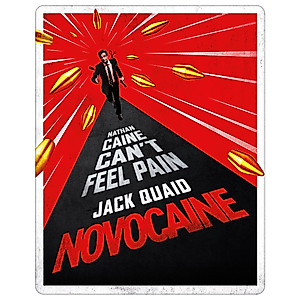 Novocaine [4K UHD Steelbook + Blu-Ray + Digitial Copy] (Amazon Exclusive)