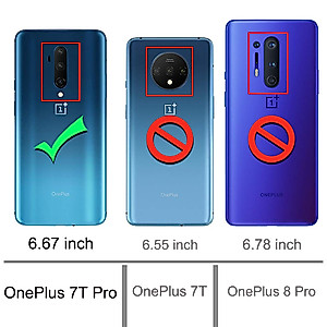 Osophter for Oneplus 7T Pro Case Clear Transparent Reinforced Corners TPU Shock-Absorption Flexible Cell Phone Cover for One Plus 7T Pro 5G McLaren (Clear)