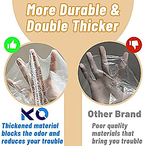 50 Pack Liner Bags for Litter Box Automated, Waste Drawer Liners Compatible with Litter Box Robot, 9-11 Gallons Jumbo Liners for Cat Litter Box